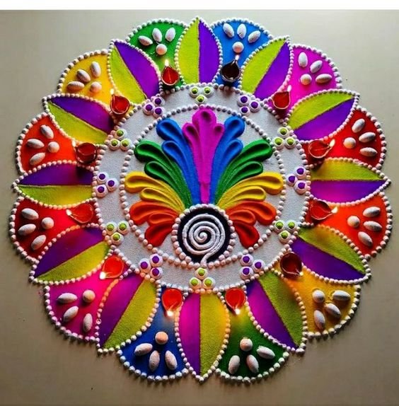 18 Last-Minute Rangoli Ideas for Diwali 2025 That You Can Try - Written ...